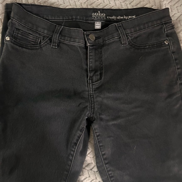 Soho | Jeans | Soho Slim Leg Pant Black Jeans | Poshmark